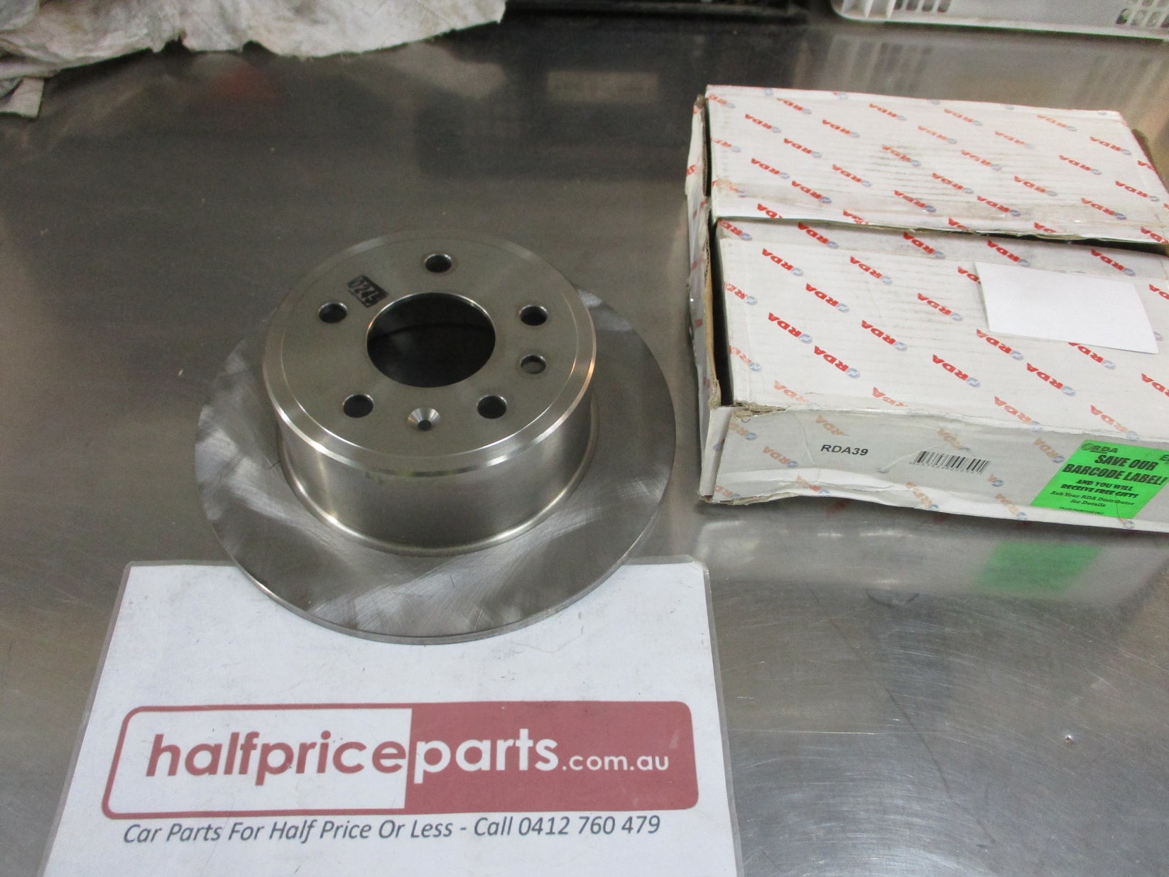 RDA Rear Disc Brake Rotor Standard Suits Holden Calibra YE 2.0Ltr/2.5L ...