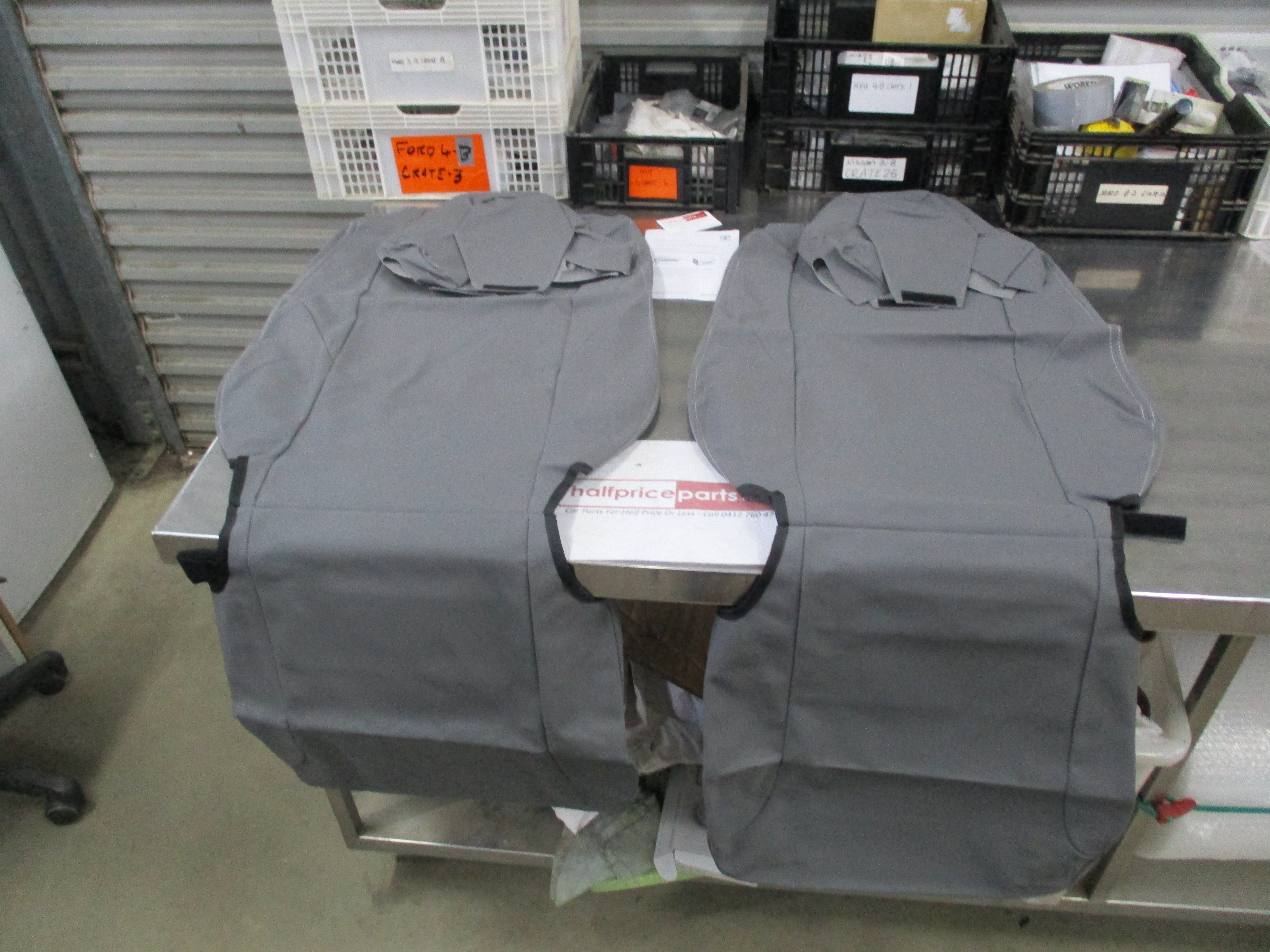 Toyota Land Cruiser 300 Series Genuine Canvas Front Seat Covers New Pa ...