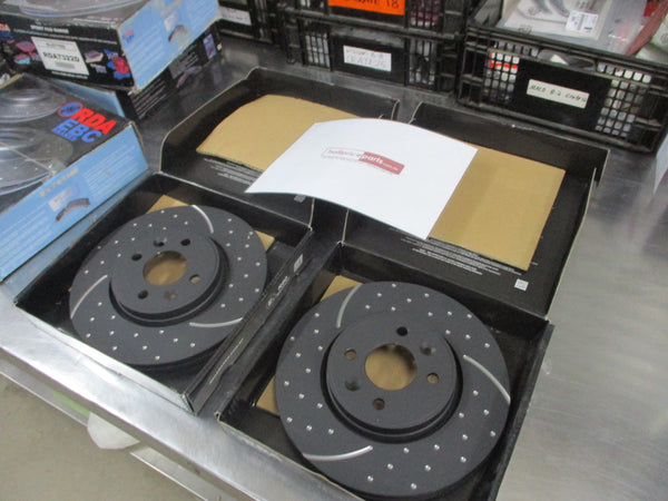 DBA Front Slotted/Dim Disc (Pair) Suits Renault Scenic New Part – Half ...