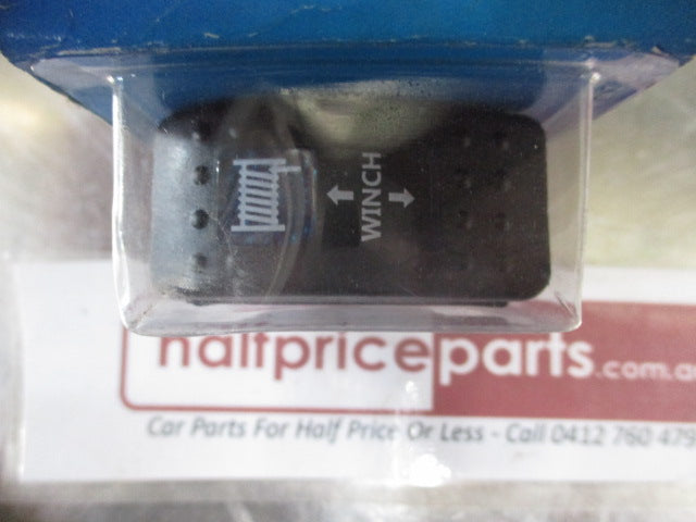 NARVA Sealed Winch Symbol Rocker Switch 12 Volt (Blue Illuminate) New ...