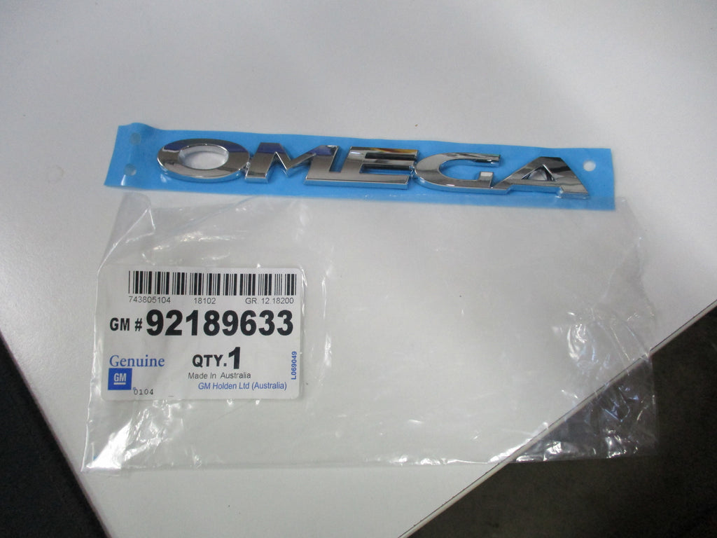 Holden VE Commodore Omega Genuine Chrome Badge New – Half Price Parts ...