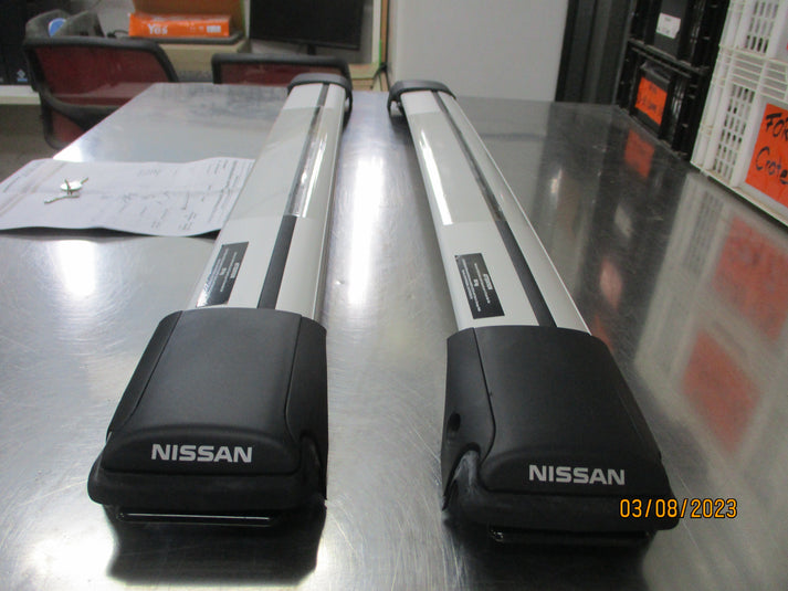 Nissan Navara D23 NP300 Genuine Canopy Roof Cross Bar Rack Set New Par ...