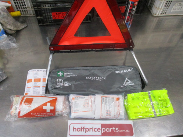 Mitsubishi / Renault Genuine First Aid Kit With Vest And Safety Triang ...