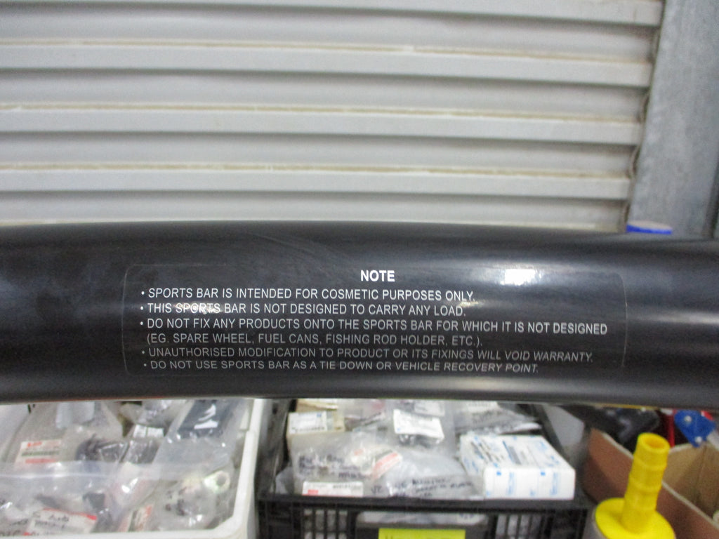 Toyota Hilux SR5 Dual Cab Genuine (Black) Alloy Sports Bar New Part ...