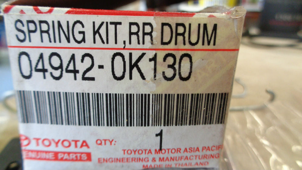 Toyota Hilux Genuine rear spring drum kit new part – Half Price Parts ...
