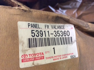 Toyota Hilux Genuine Front Valance Panel new part – Half Price Parts ...