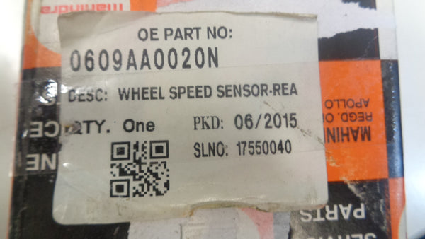 Mahindra Bolero/Scorpio Genuine Rear Speed Sensor New Part – Half Price ...