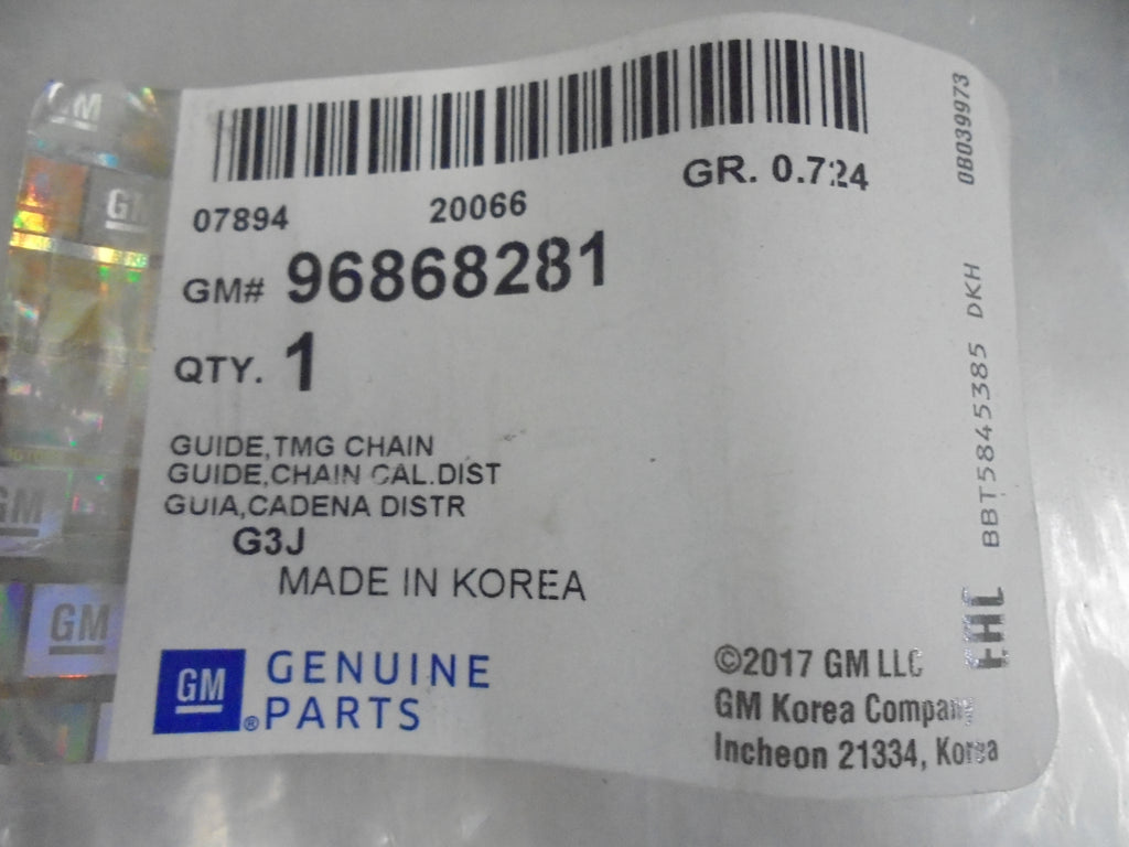 Holden Cruze 2.0 Ltr Genuine Timing Chain Guide New Part – Half Price ...