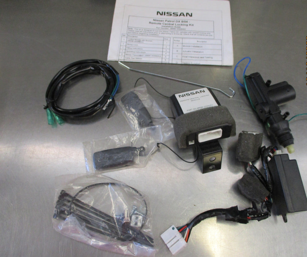 Nissan Y61 GU Patrol DX Genuine Remote Central Locking Kit New Part ...