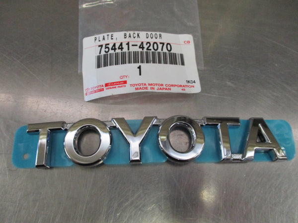 Toyota Rav4 Genuine TOYOTA Tailgate Badge New Part – Half Price Parts ...